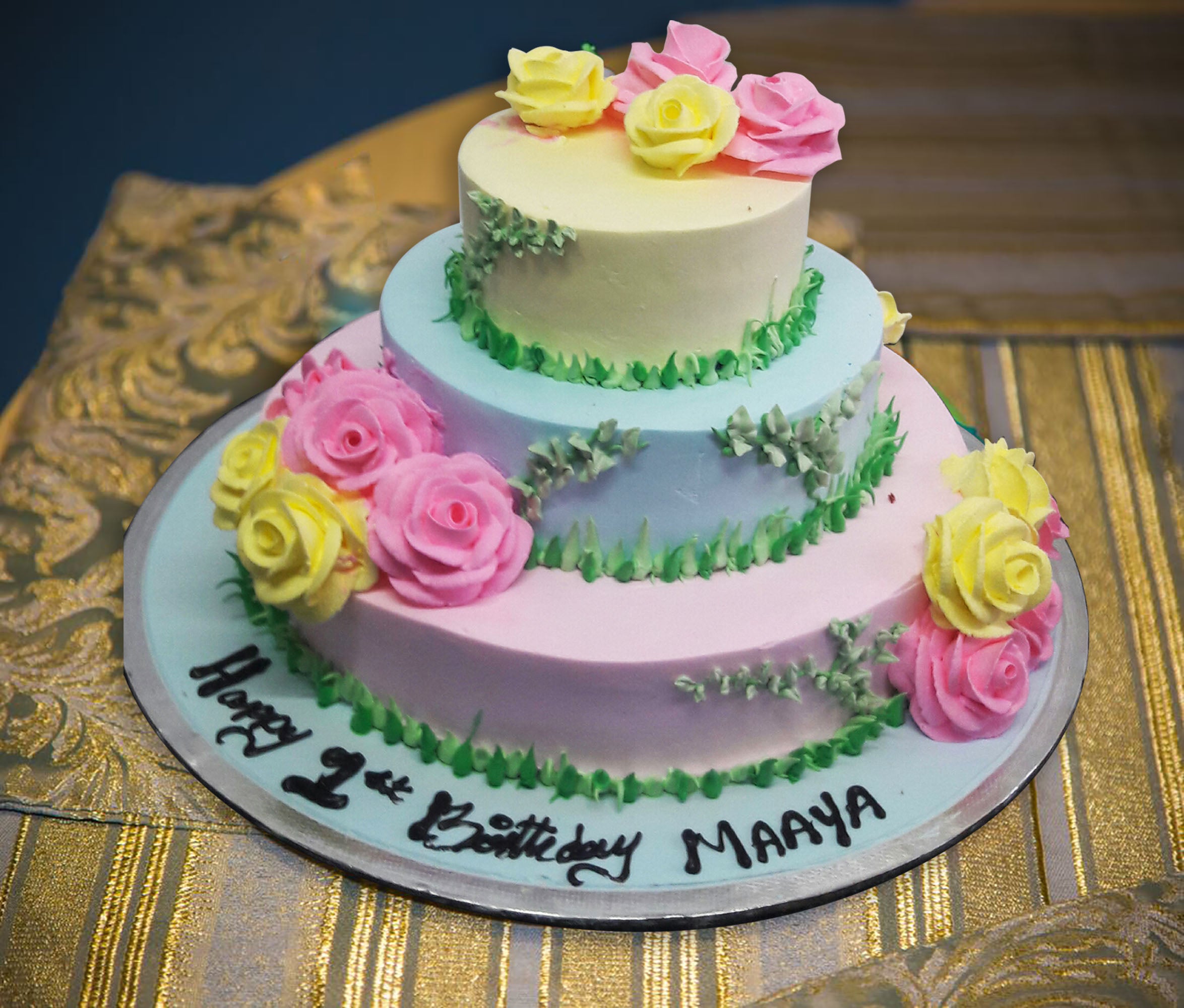 Floral Step Cake – ovenfresh.co